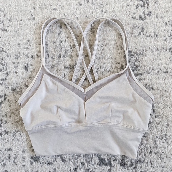 ALO Yoga | Intimates & Sleepwear | Alo Yoga Sneak Long Bra Bone | Poshmark